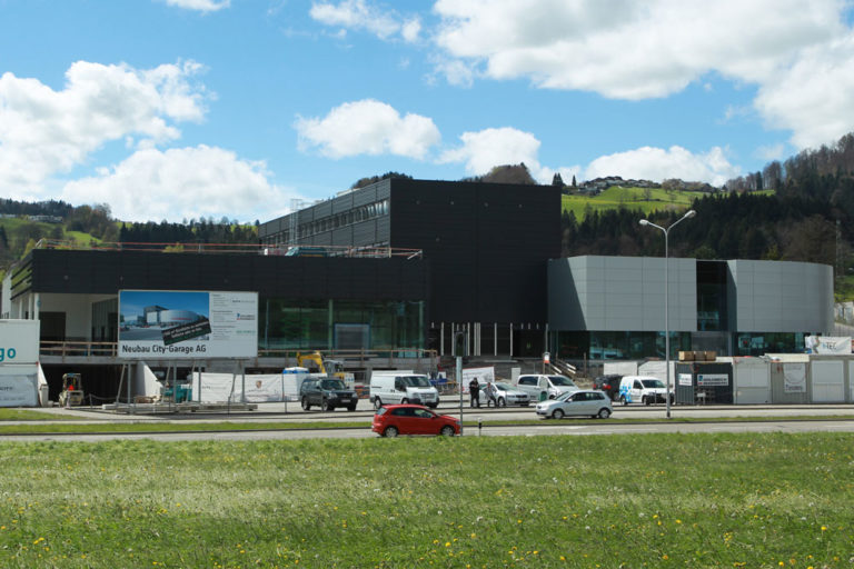 GEOINFO | Referenz Vermessung | City-Garage AG, St.Gallen