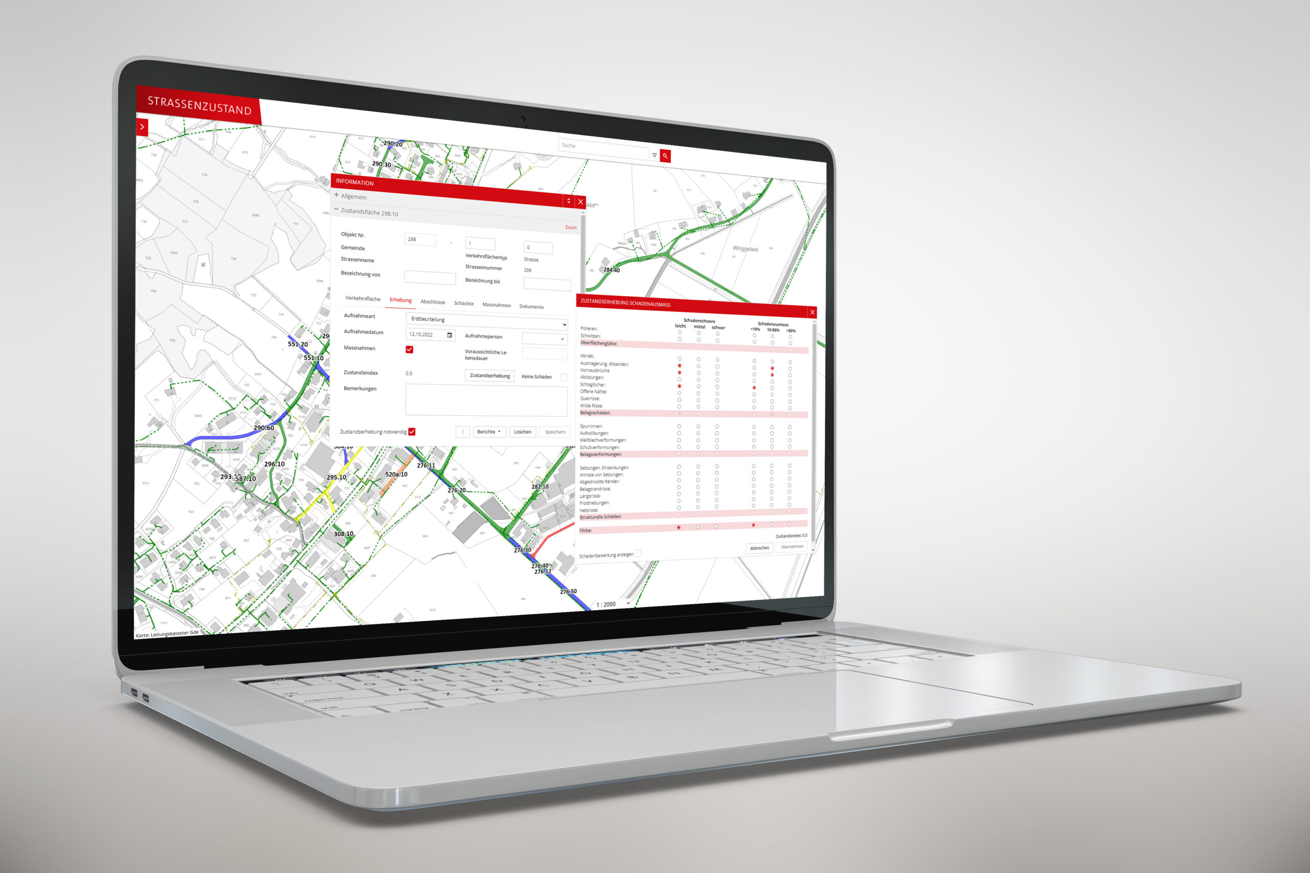 Strassen instand halten mit GEOINFO | Geoinfo
